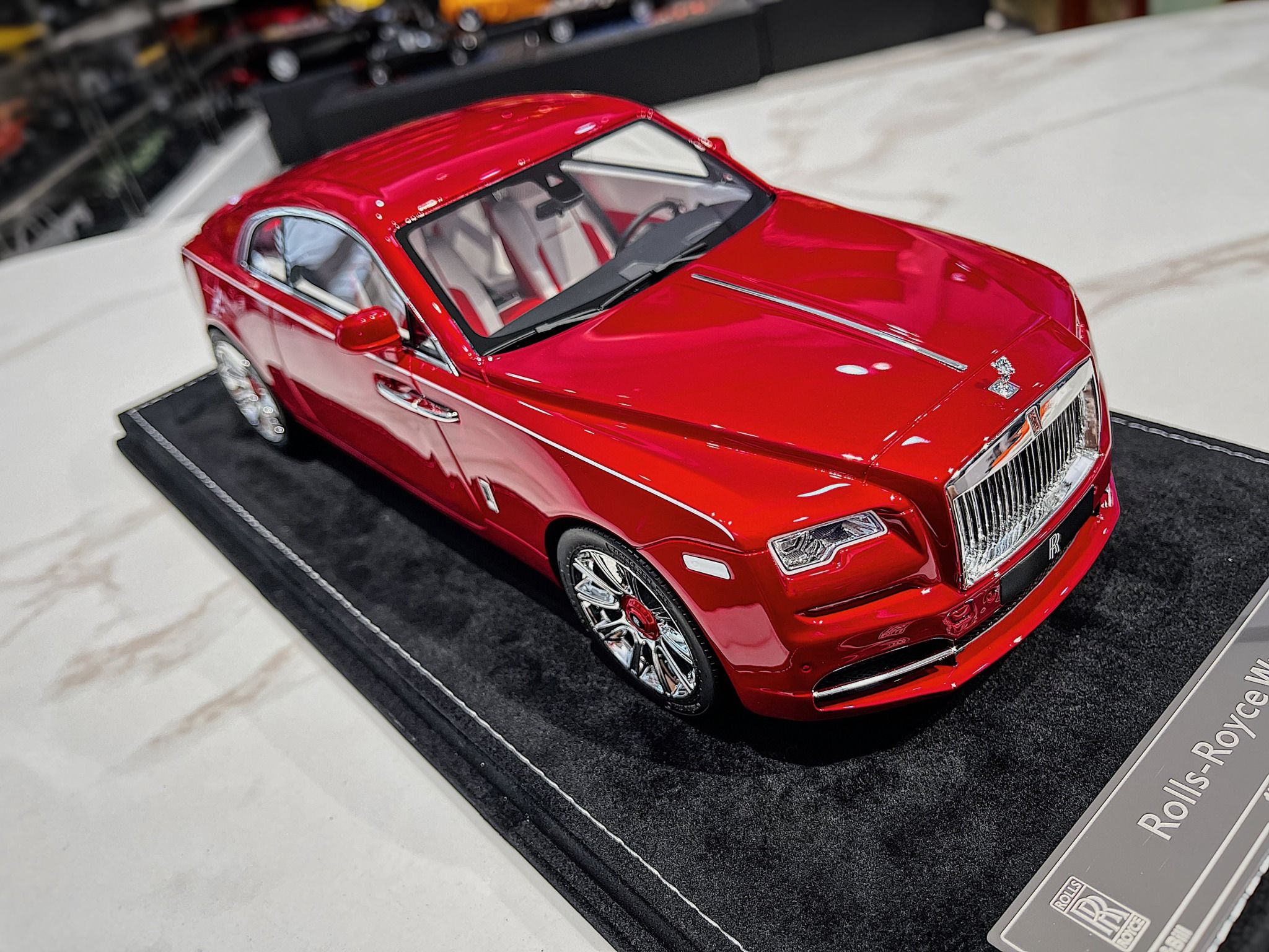 XE MÔ HÌNH ROLLS ROYCE WRAITH METALLIC RED,TỶ LỆ 1/18 HH – Mô Hình Tĩnh ...