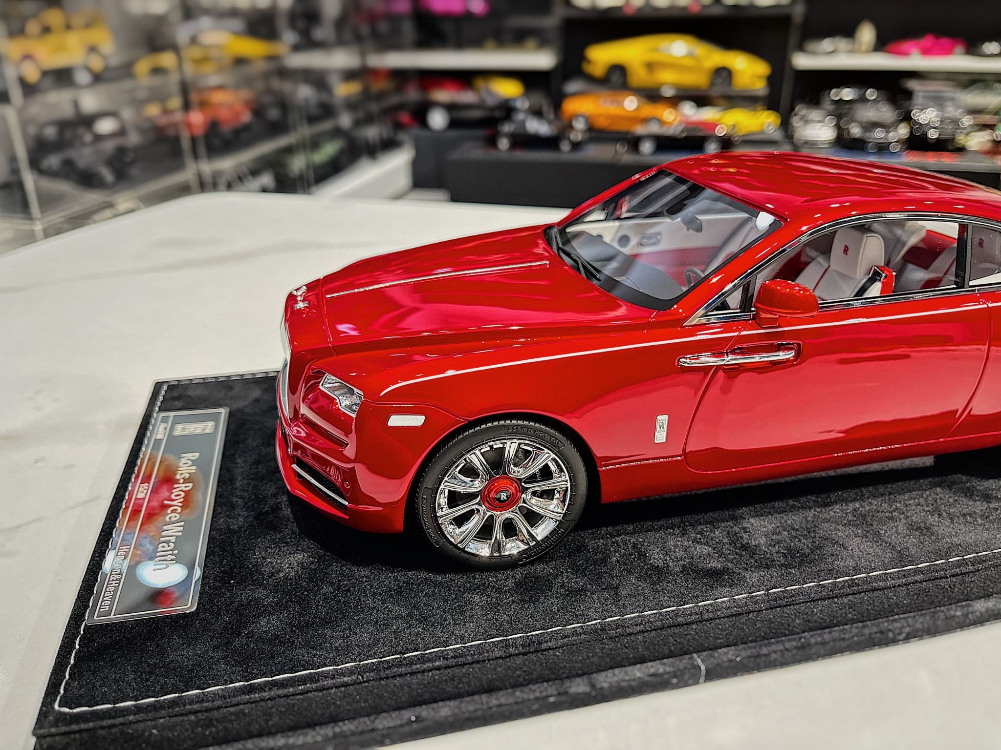 XE MÔ HÌNH ROLLS ROYCE WRAITH METALLIC RED,TỶ LỆ 1/18 HH – Mô Hình Tĩnh ...