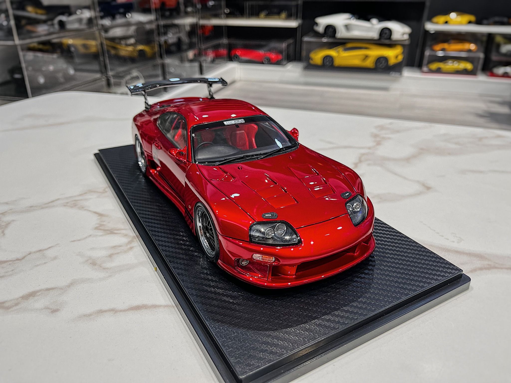 XE MÔ HÌNH TOYOTA SUPRA GT300 TOP SECRET RED,TỶ LỆ 1/18 IGNITION – Mô ...