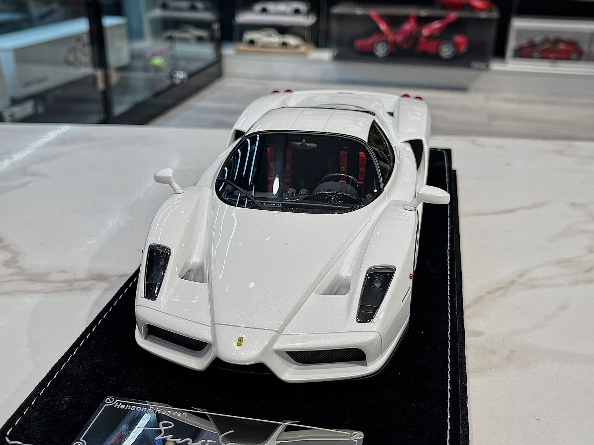 XE MÔ HÌNH FERRARI ENZO WHITE,TỶ LỆ 1/18 HH MODEL – Mô Hình Tĩnh Việt Nam