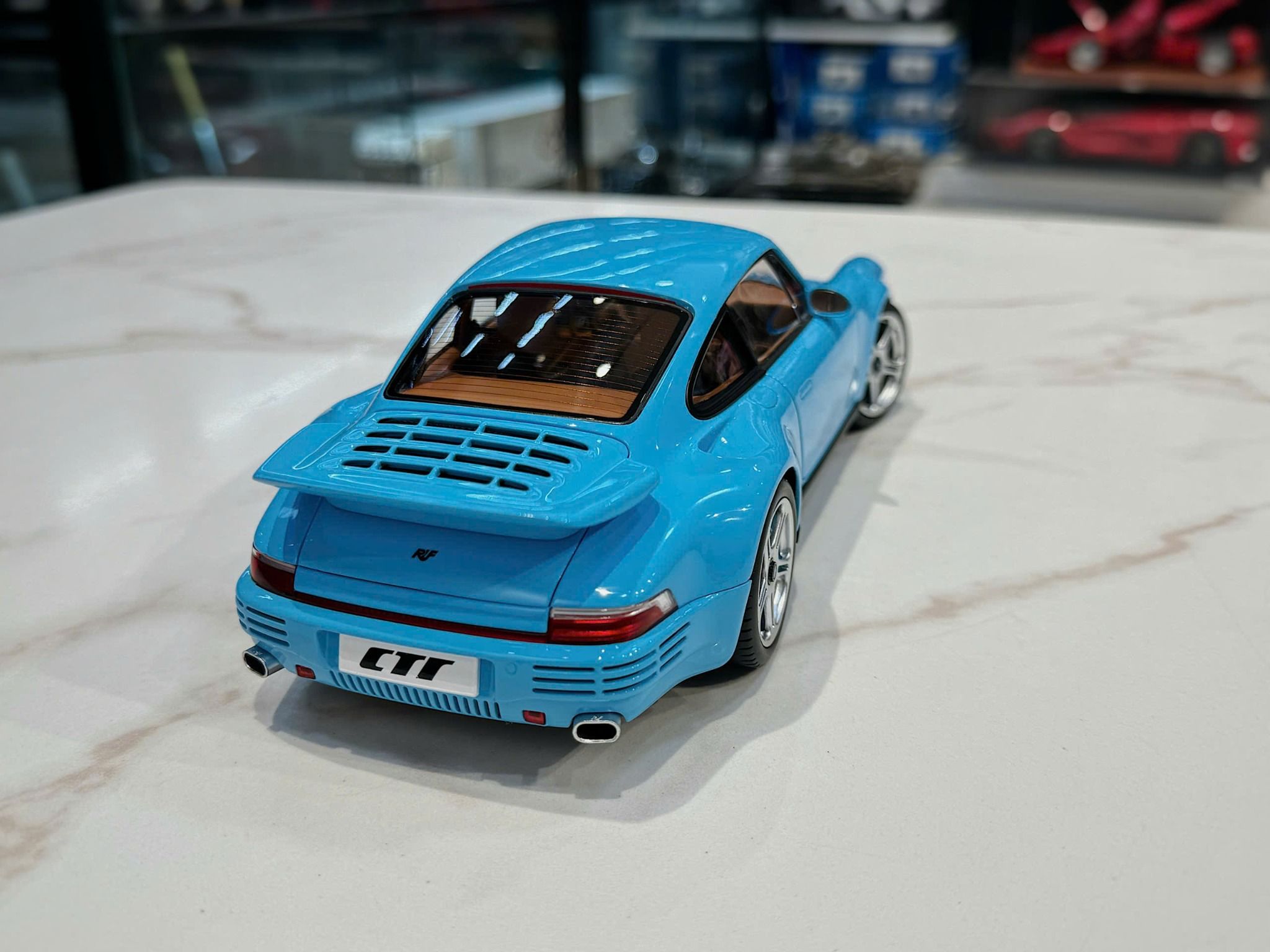 XE MÔ HÌNH PORSCHE 911 RUF BABY BLUE,TỶ LỆ 1/18 ALMOST REAL – Mô Hình ...