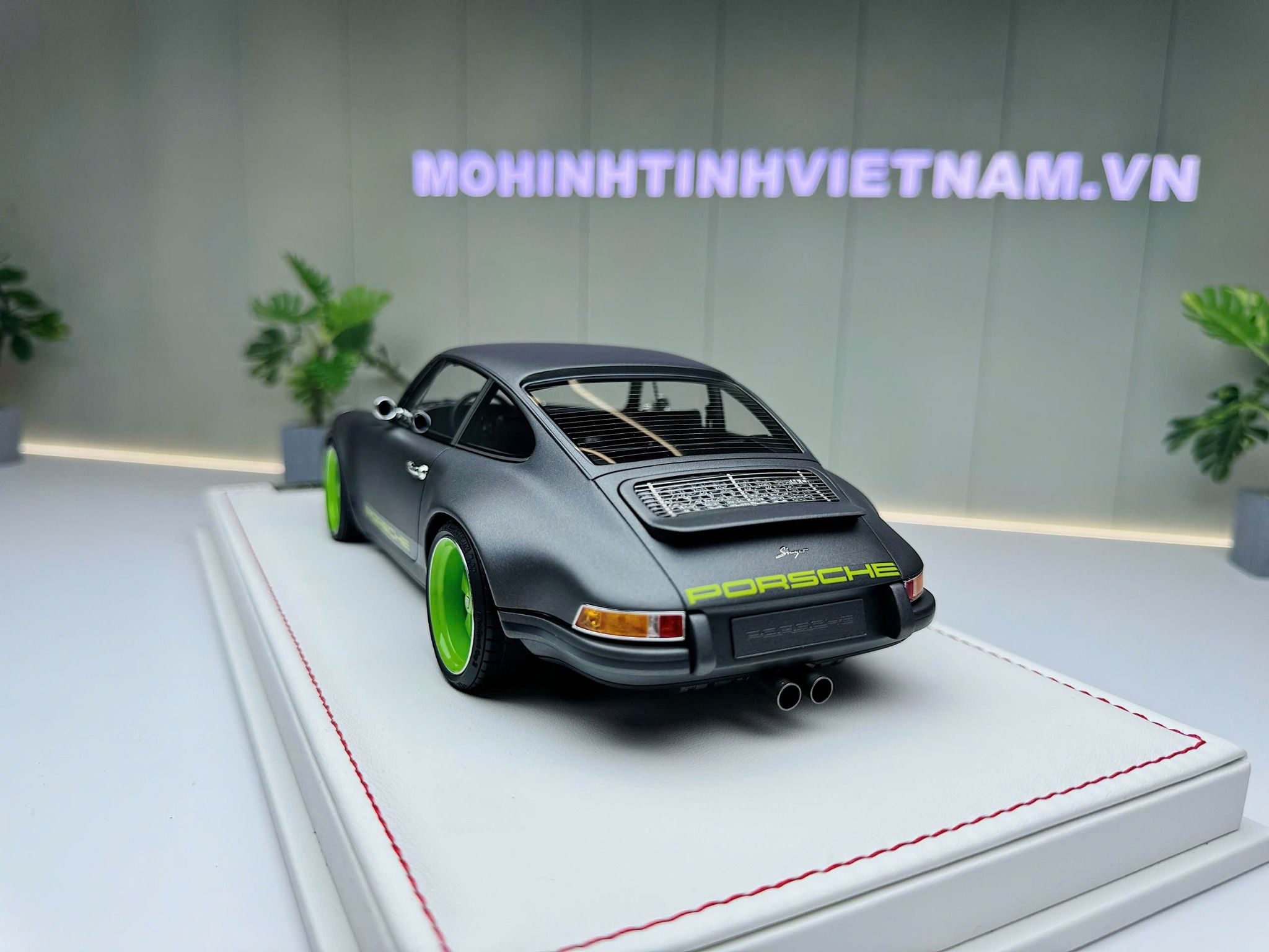 XE MÔ HÌNH PORSCHE 911 SINGER BLACK,TỶ LỆ 1/18 IVY – Mô Hình Tĩnh Việt Nam