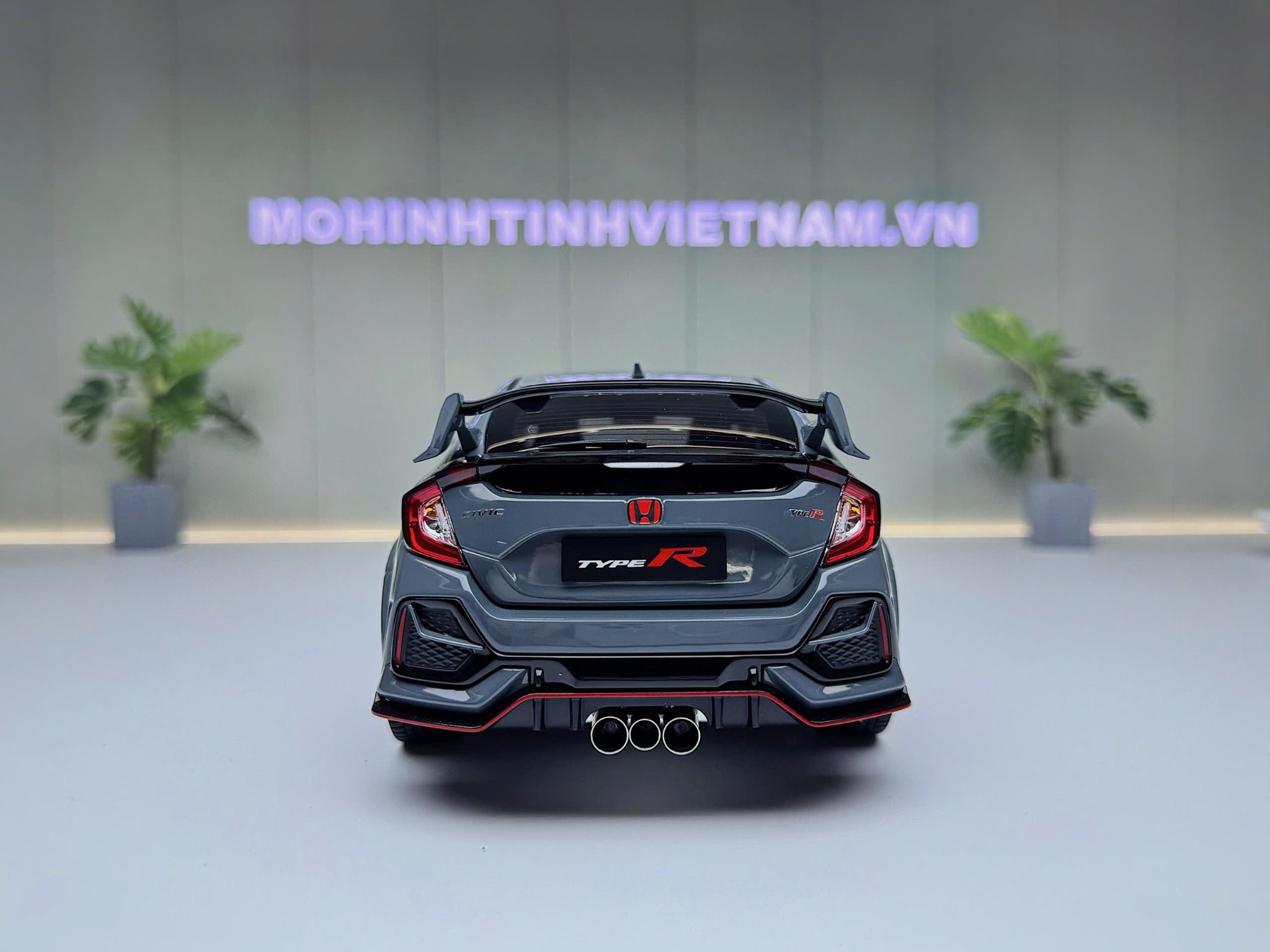 XE MÔ HÌNH HONDA CVIC TYPE R FK8 2020 GREY,TỶ LỆ 1/18 LCD MODEL – Mô ...