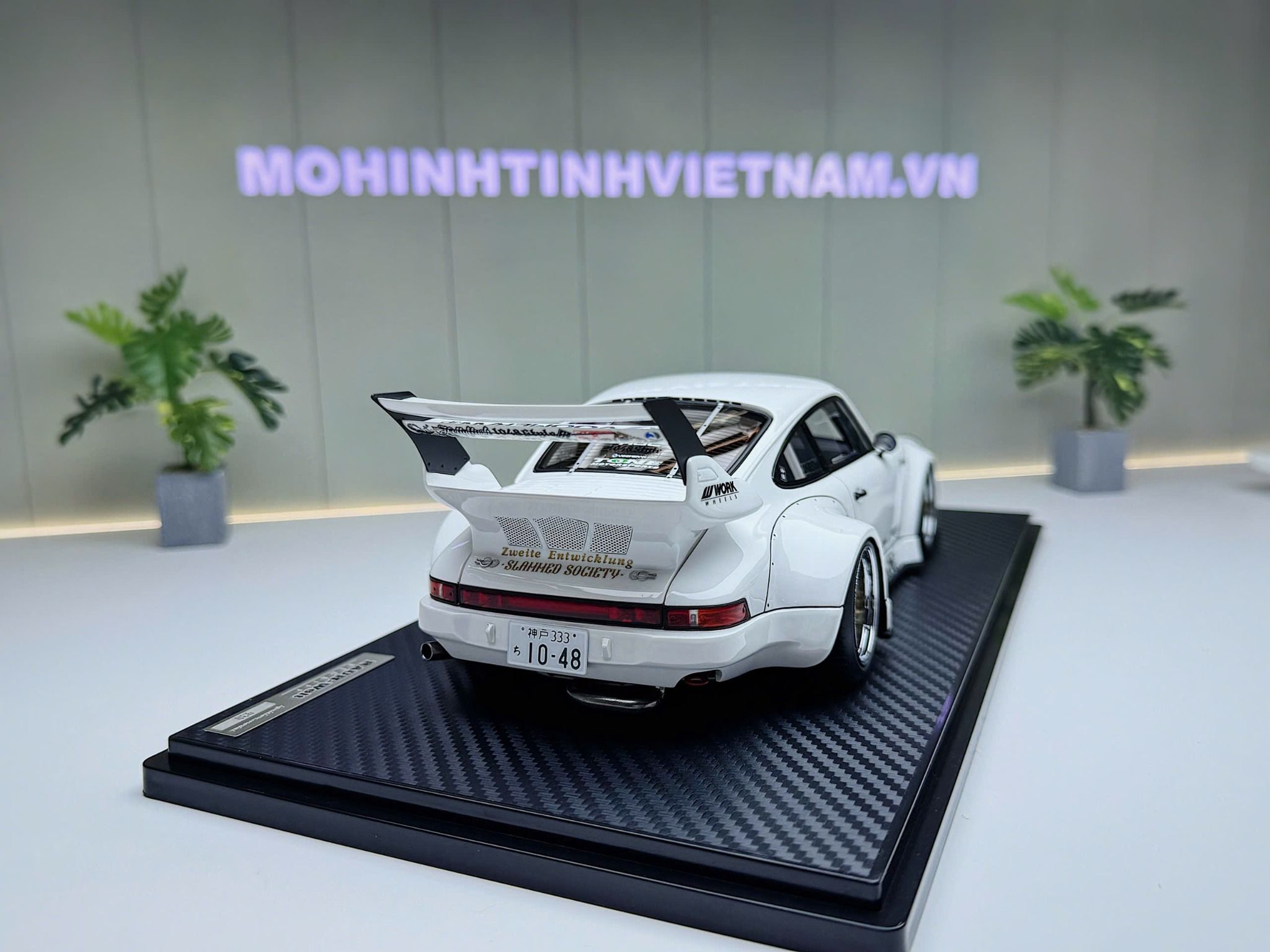 XE MÔ HÌNH PORSCHE 930 RWB WHITE,TỶ LỆ 1/18 IGNITION – Mô Hình Tĩnh ...