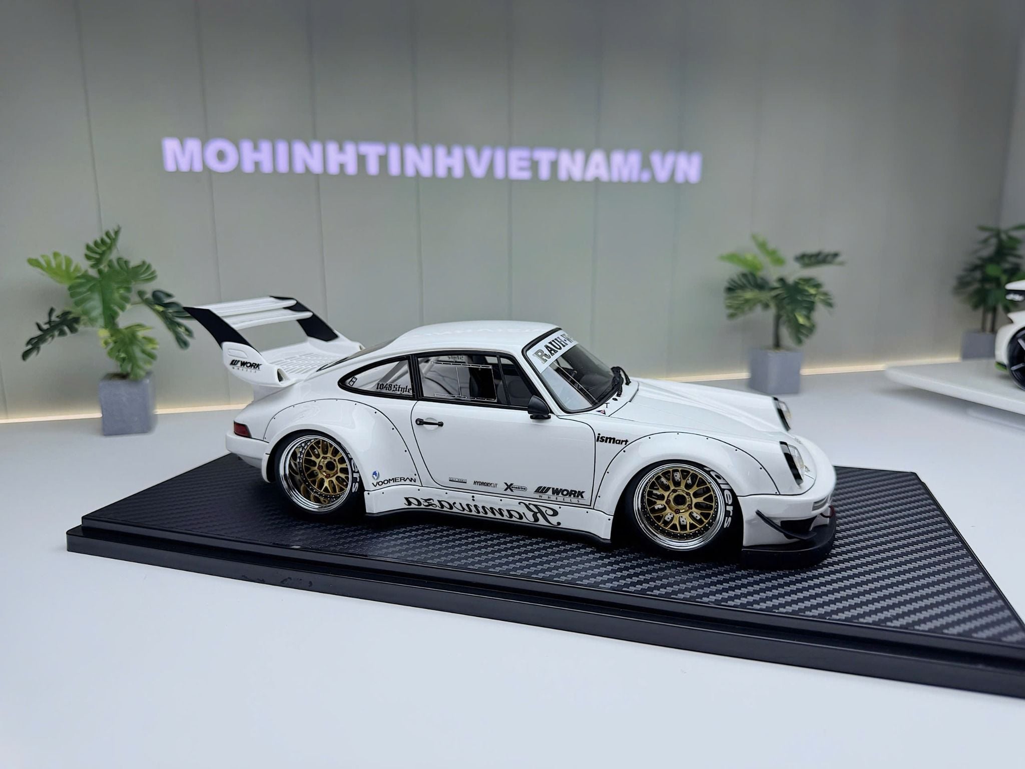 XE MÔ HÌNH PORSCHE 930 RWB WHITE,TỶ LỆ 1/18 IGNITION – Mô Hình Tĩnh ...