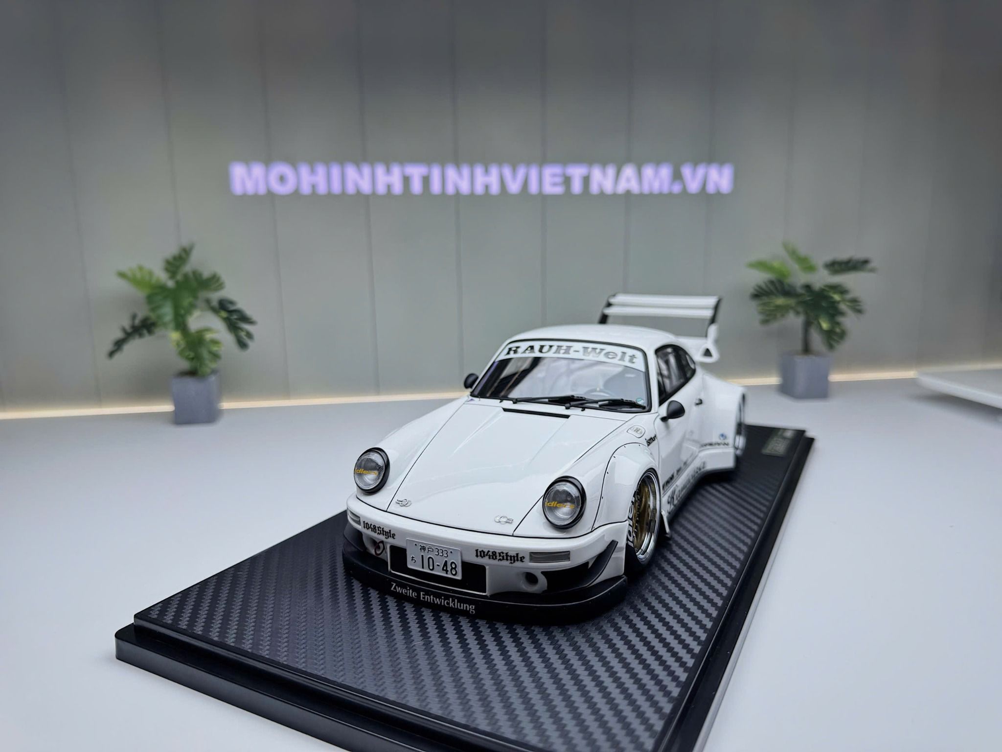 XE MÔ HÌNH PORSCHE 930 RWB WHITE,TỶ LỆ 1/18 IGNITION – Mô Hình Tĩnh ...