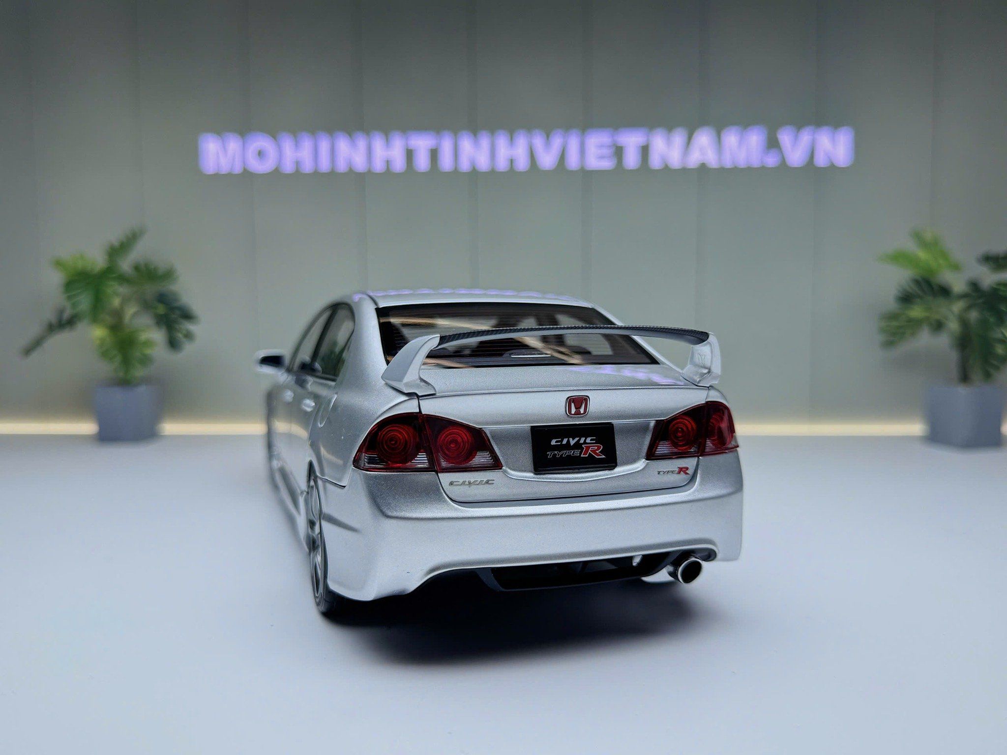 XE MÔ HÌNH HONDA CIVIC TYPE R FD2 SILVER,TỶ LỆ 1/18 MOTORHELIX – Mô ...