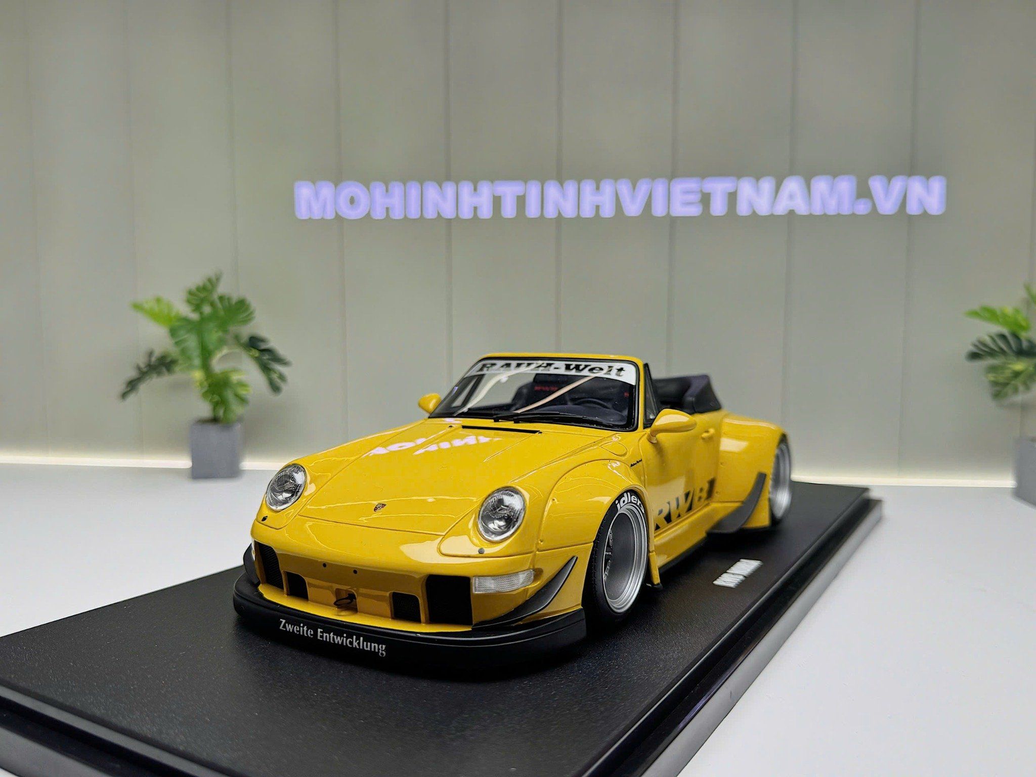 XE MÔ HÌNH PORSCHE 911(993) RWB NOHRA YELLOW,TỶ LỆ 1/18 GTSPIRIT – Mô ...