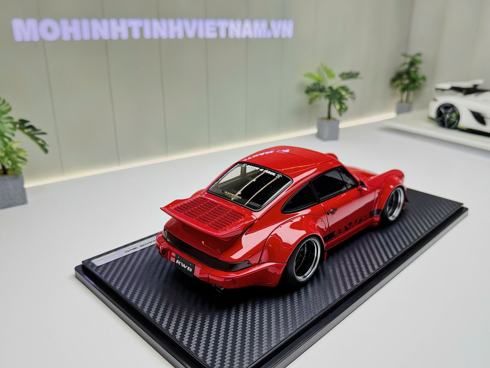 XE MÔ HÌNH PORSCHE 964 RWB RED,TỶ LỆ 1/18 IGNITION – Mô Hình Tĩnh Việt Nam