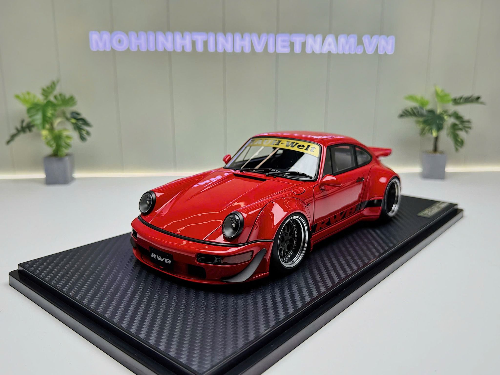 XE MÔ HÌNH PORSCHE 964 RWB RED,TỶ LỆ 1/18 IGNITION – Mô Hình Tĩnh Việt Nam