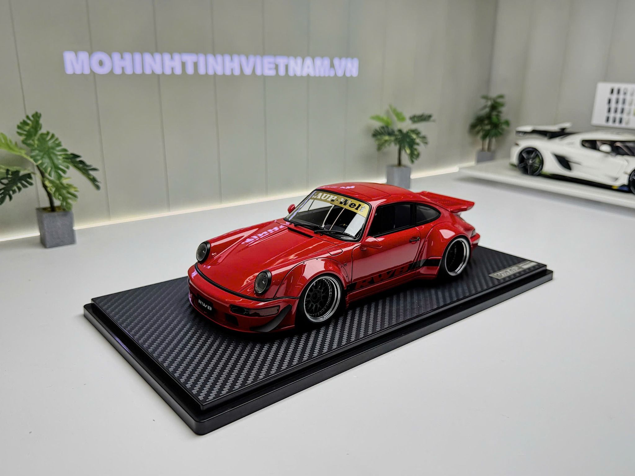 XE MÔ HÌNH PORSCHE 964 RWB RED,TỶ LỆ 1/18 IGNITION – Mô Hình Tĩnh Việt Nam