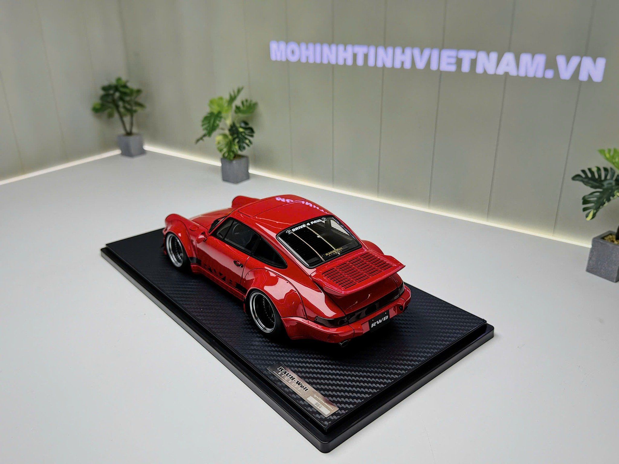 XE MÔ HÌNH PORSCHE 964 RWB RED,TỶ LỆ 1/18 IGNITION – Mô Hình Tĩnh Việt Nam