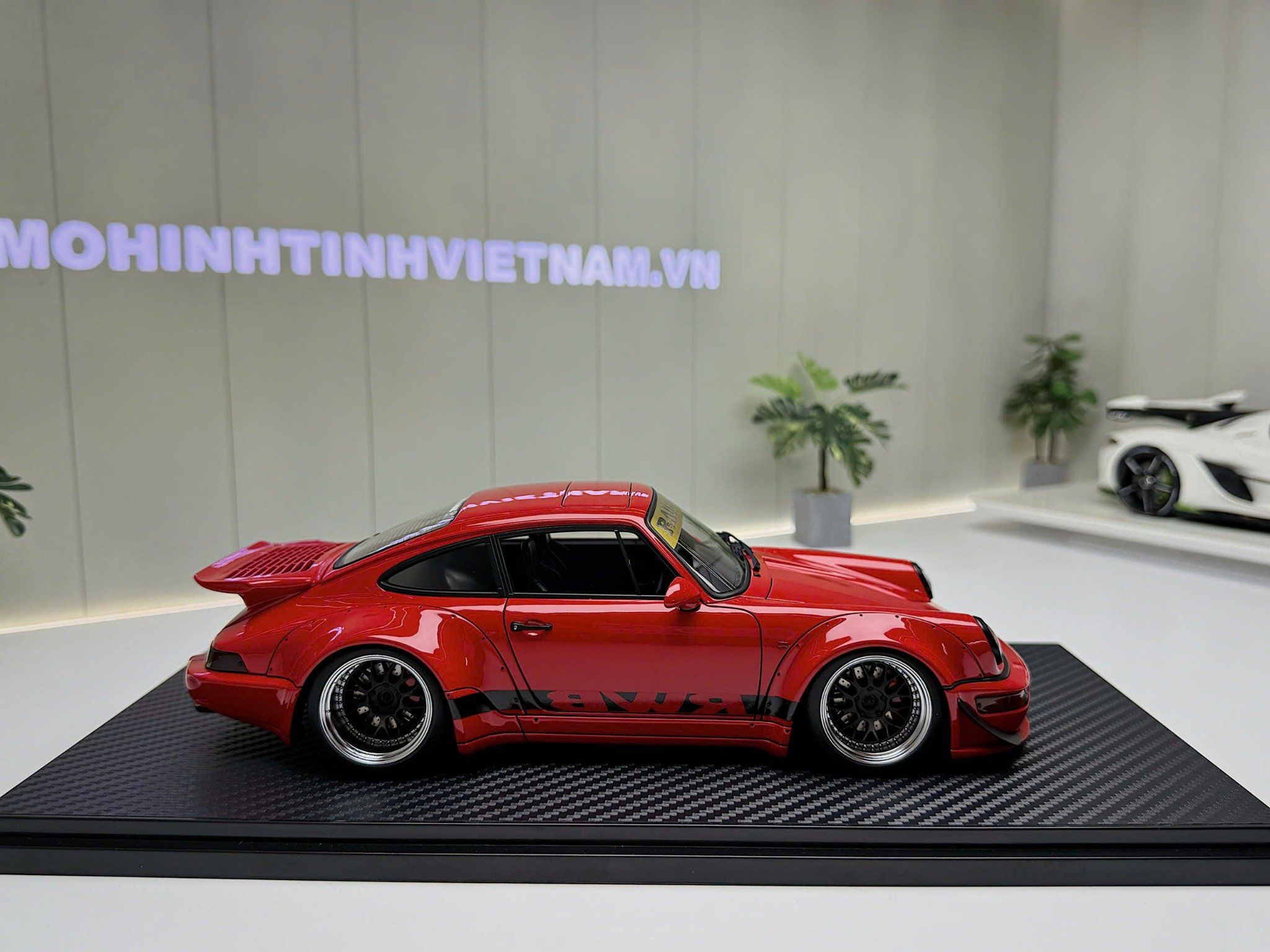 XE MÔ HÌNH PORSCHE 964 RWB RED,TỶ LỆ 1/18 IGNITION – Mô Hình Tĩnh Việt Nam