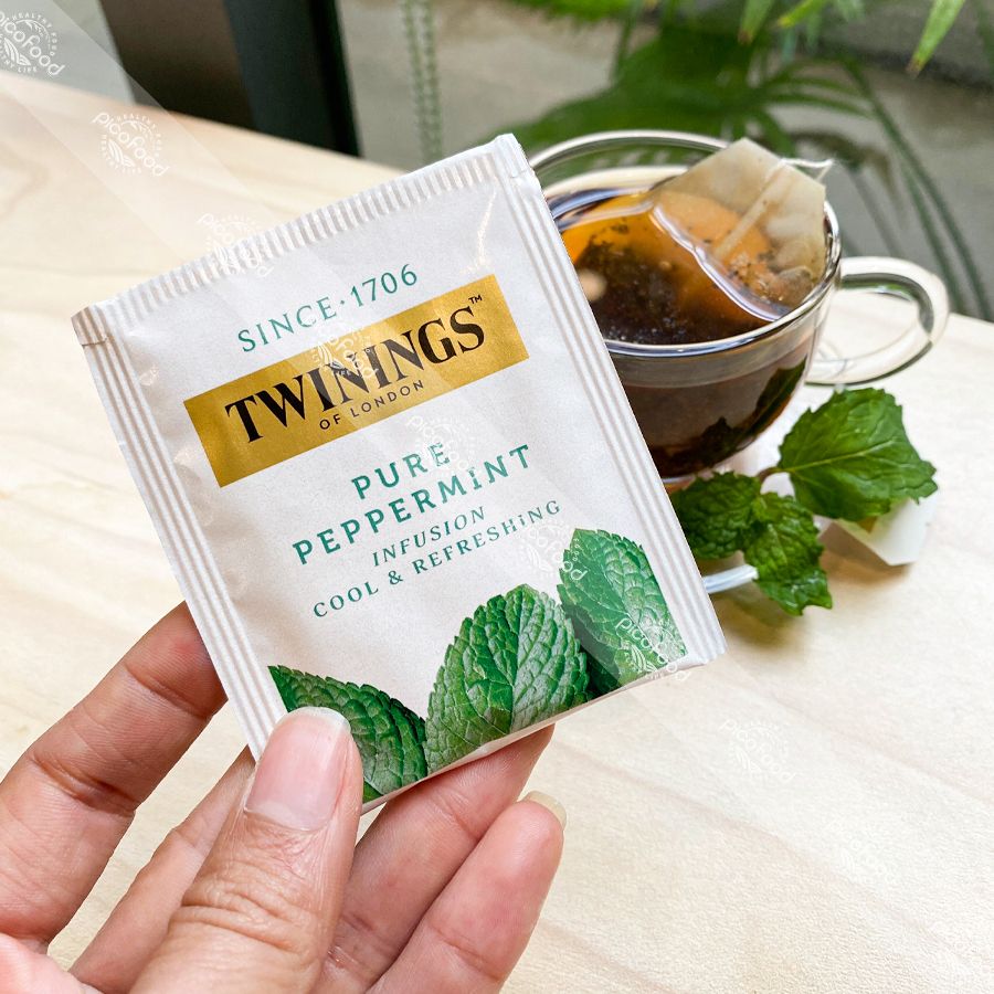 Trà túi lọc Twinings of London Pure Peppermint hộp 25 gói | trà Twinin ...