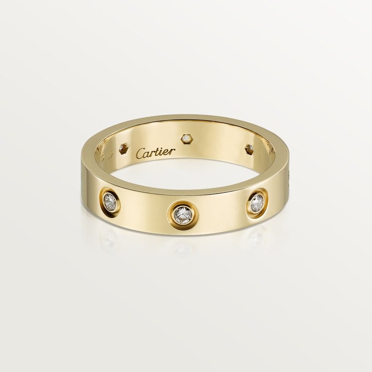Cartier love ring 8 diamonds BeRiche