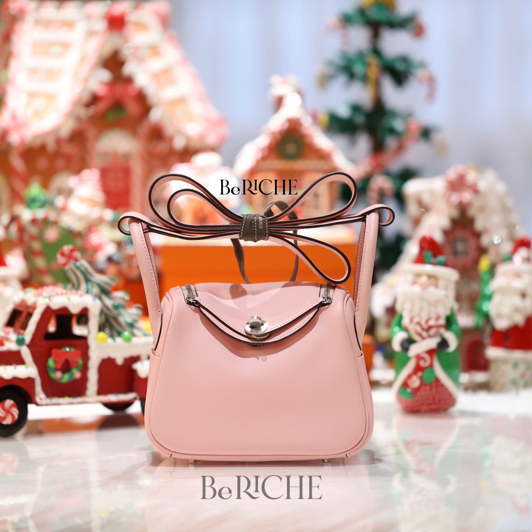 Mini Lindy 20 Swift Leather Rose Sakura – BeRiche