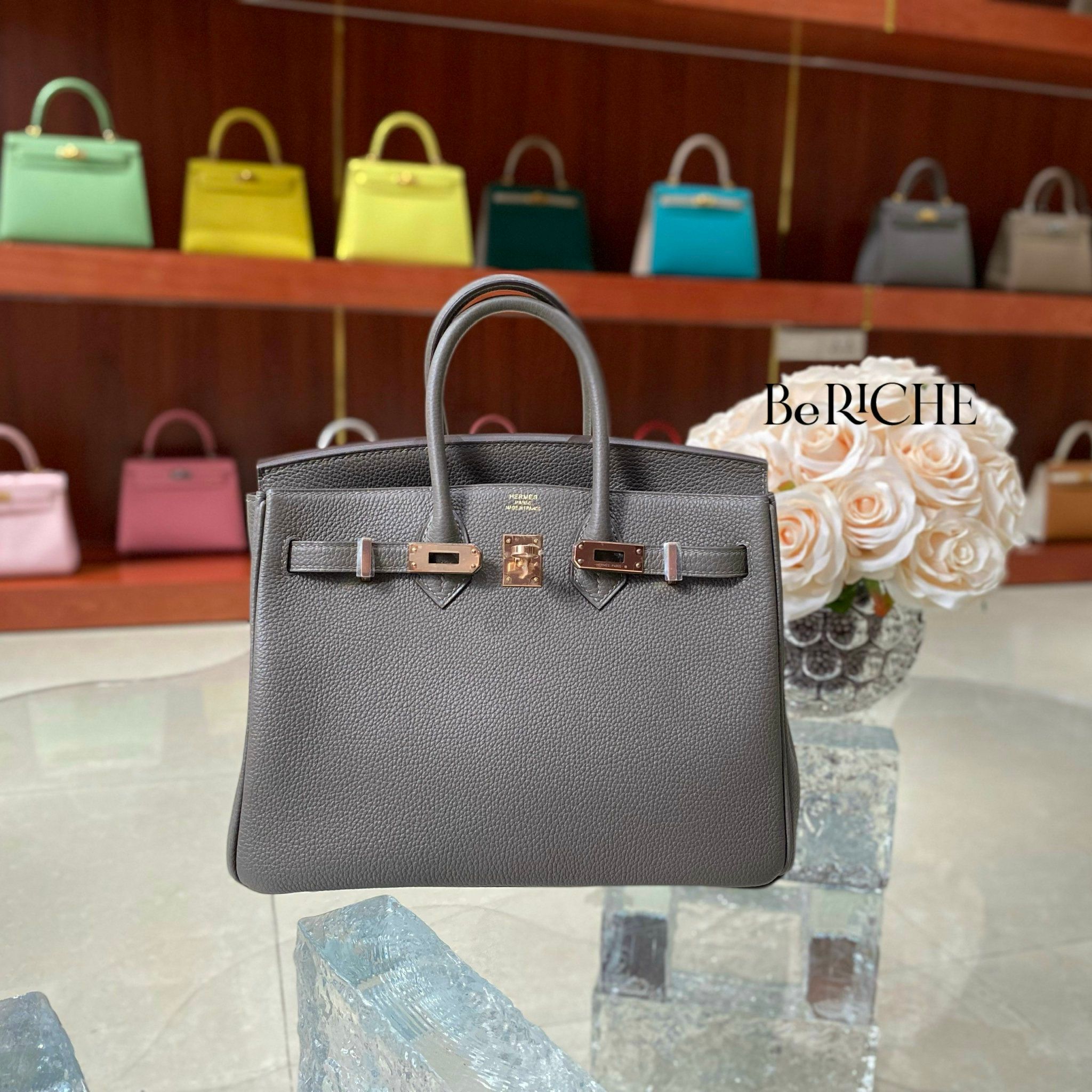 Birkin B25 Togo Etain – BeRiche