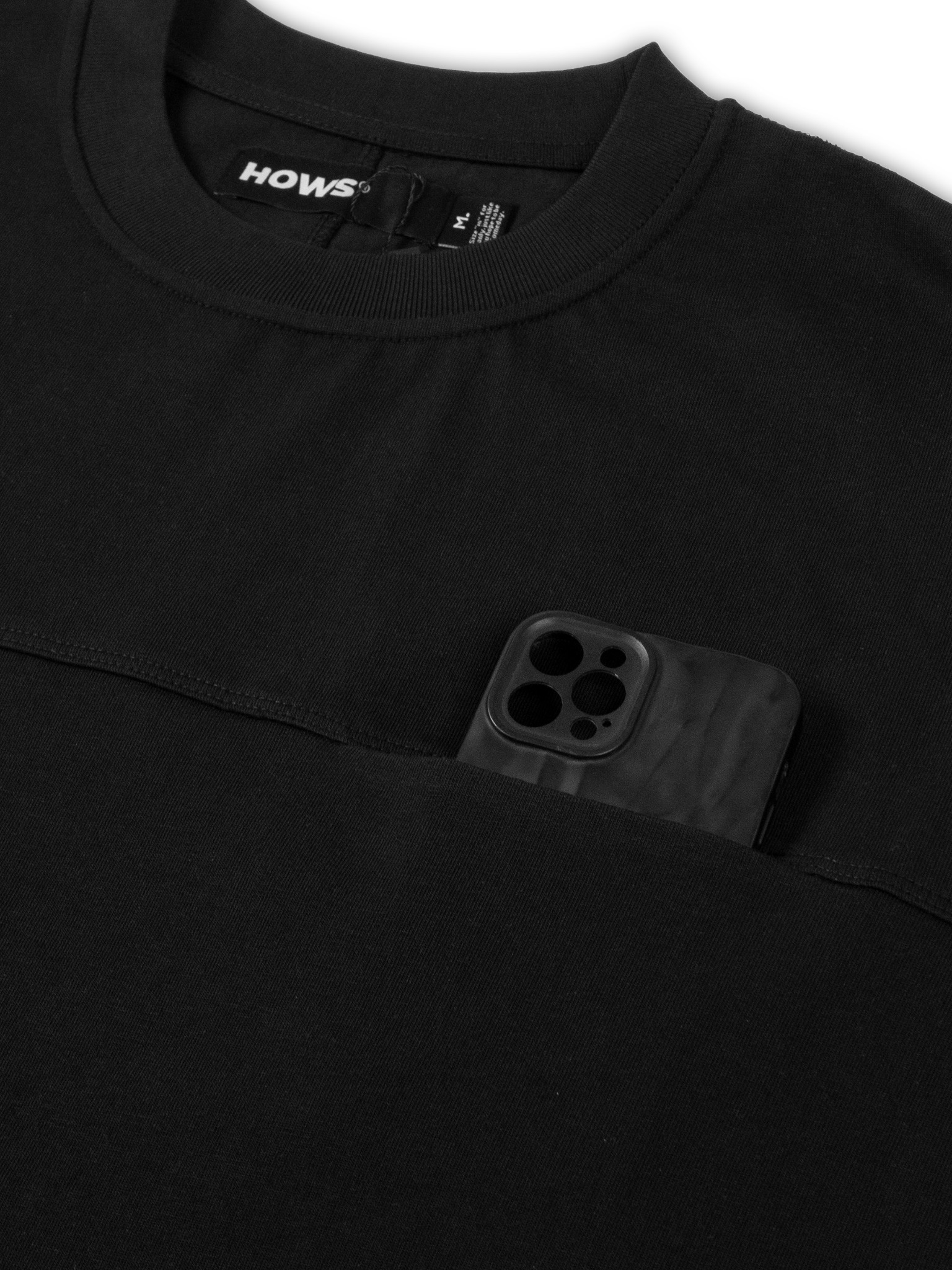 HOWS® BASIC TEE VER 2 / BLACK
