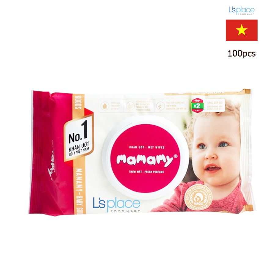 Mamamy Khăn ướt hương tươi mát – L's Place Foodmart
