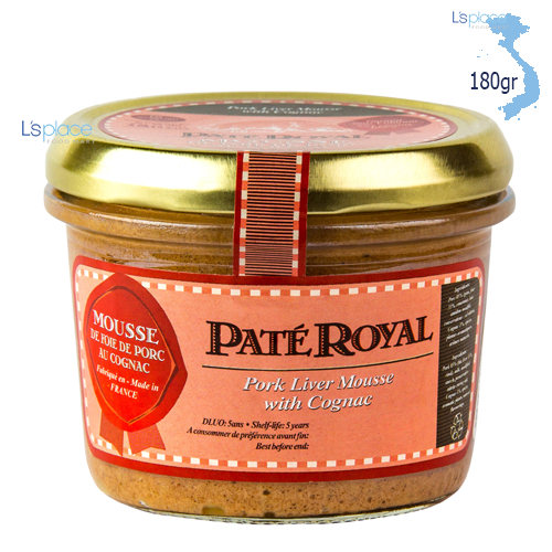 Pate Royal Pate gan lợn vị Cognac - LsPlace Foodmart – L's Place Foodmart