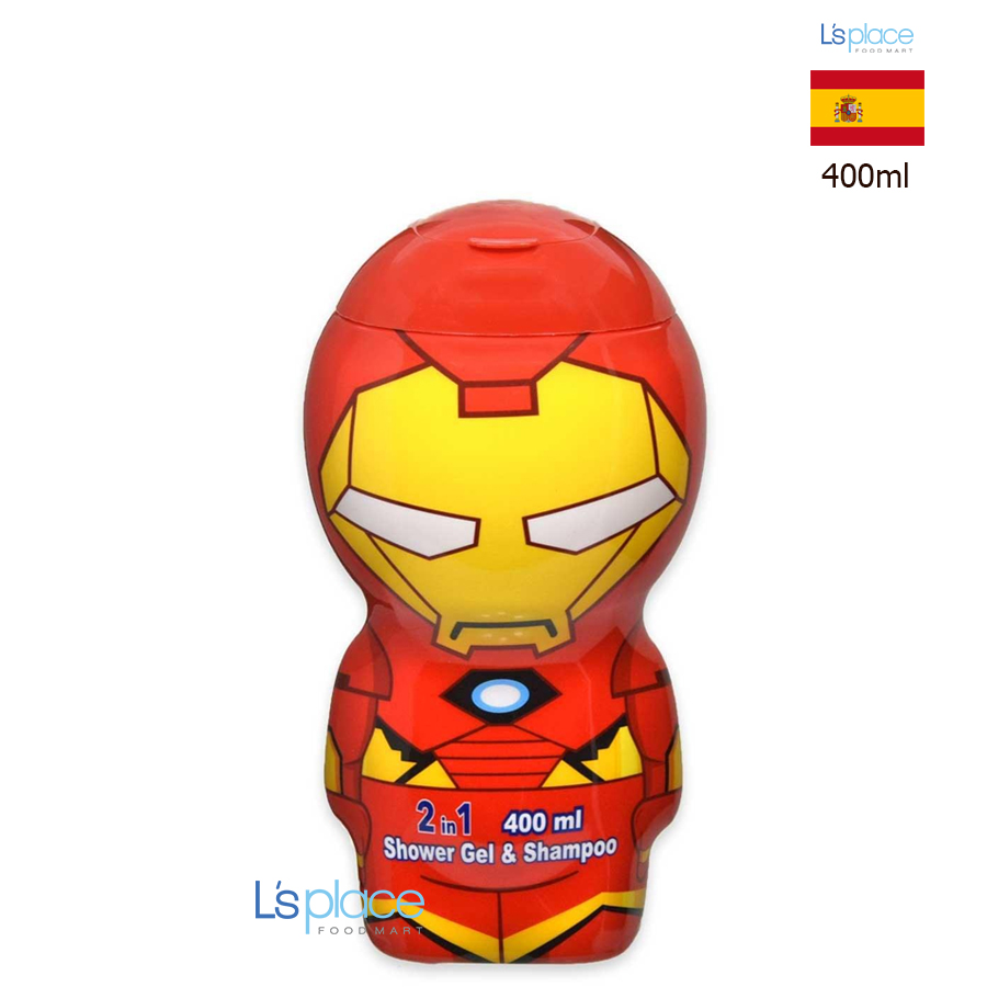 Air-val Tắm gội trẻ em 2 trong 1 hình Iron Man 2D – L's Place Foodmart