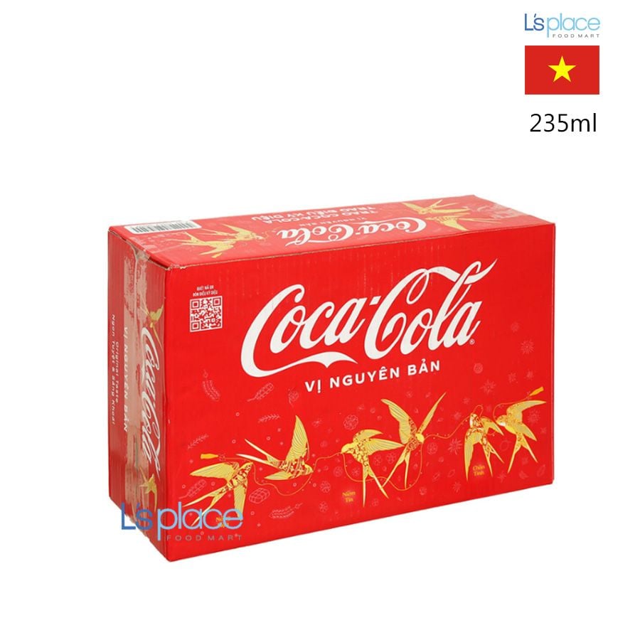 Coca Cola sleek Thùng nước ngọt lon cao – L's Place Foodmart