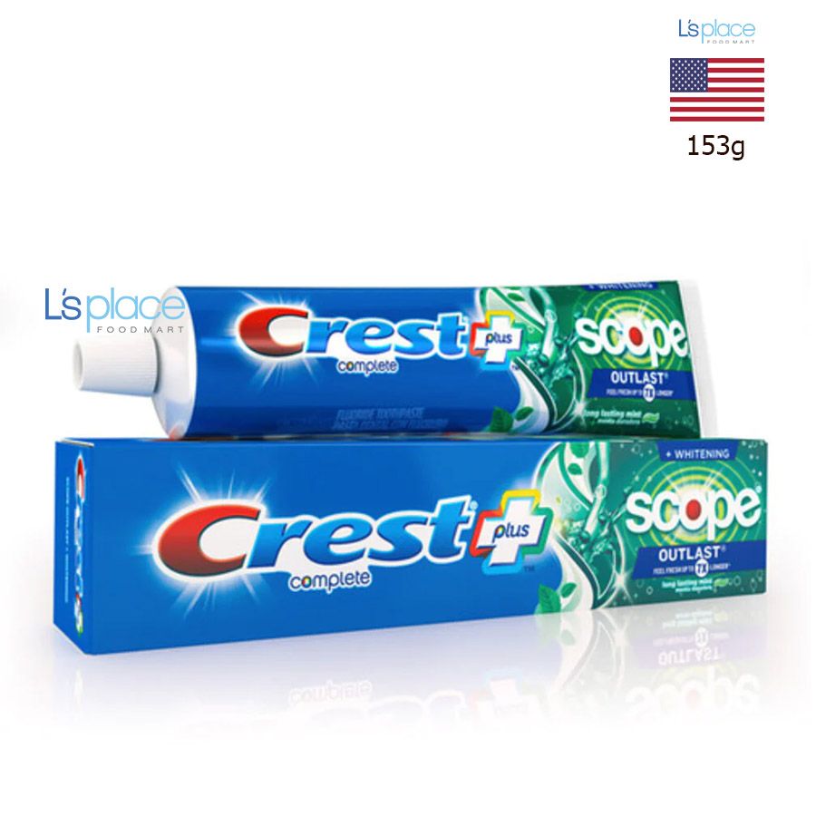 Crest Plus Complete Kem đánh răng Scope – L's Place Foodmart