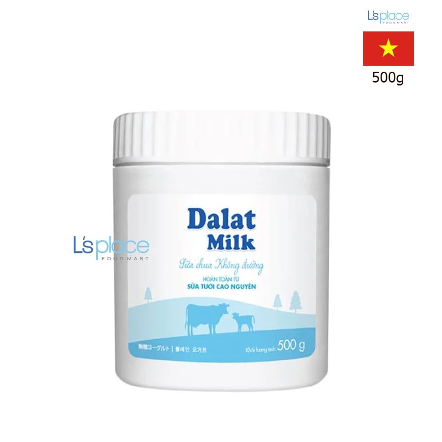 Đà Lạt Milk sữa chua không đường 500g – L's Place Foodmart