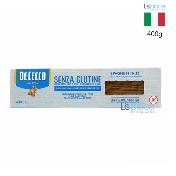 De Cecco Mỳ Spaghetti No. 12 không gluten – L's Place Foodmart