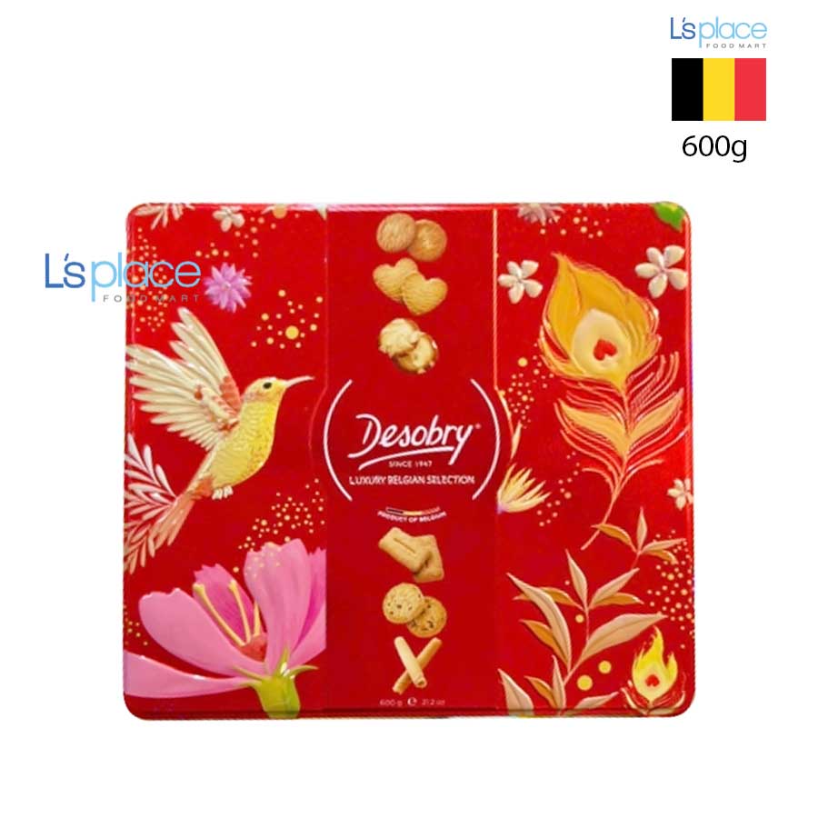 Desobry Bánh quy 6 vị hình hoa 2 màu – L's Place Foodmart