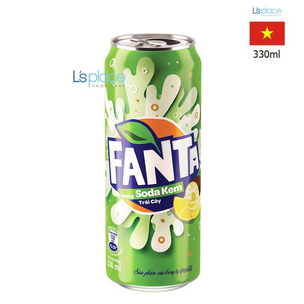 Fanta Nước ngọt vị soda kem trái cây – L's Place Foodmart