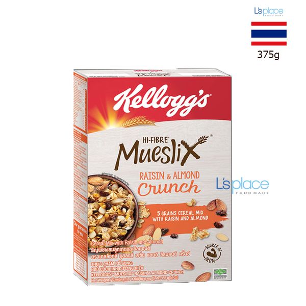 Kellogg's Mueslix Nho khô & Hạnh nhân giòn - LsPlace Foodmart – L's ...