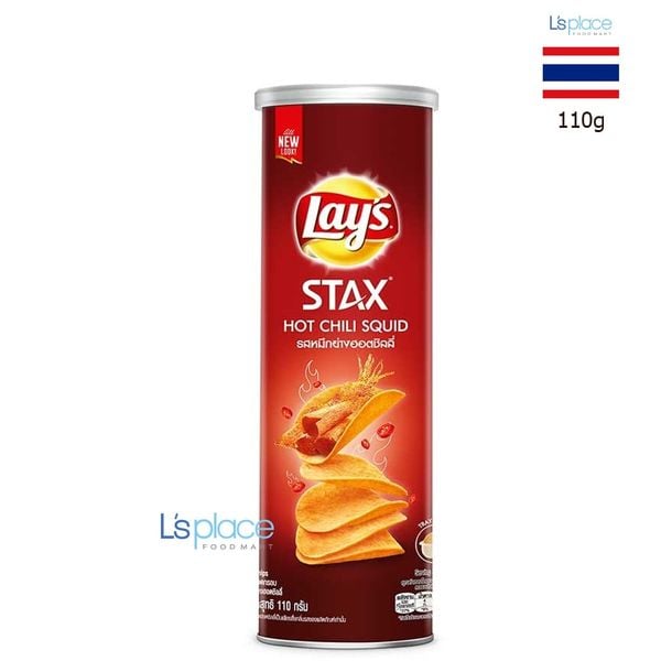 Lay's Stax Khoai tây ống vị mực cay – L's Place Foodmart