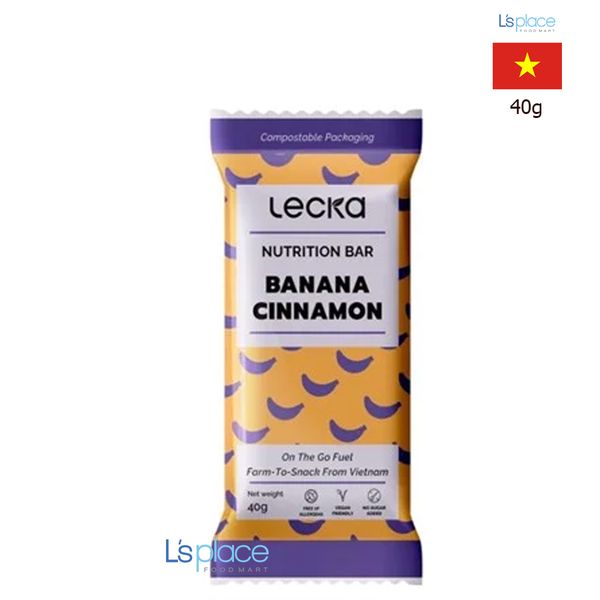 Lecka thanh dinh dưỡng chuối quế – L's Place Foodmart