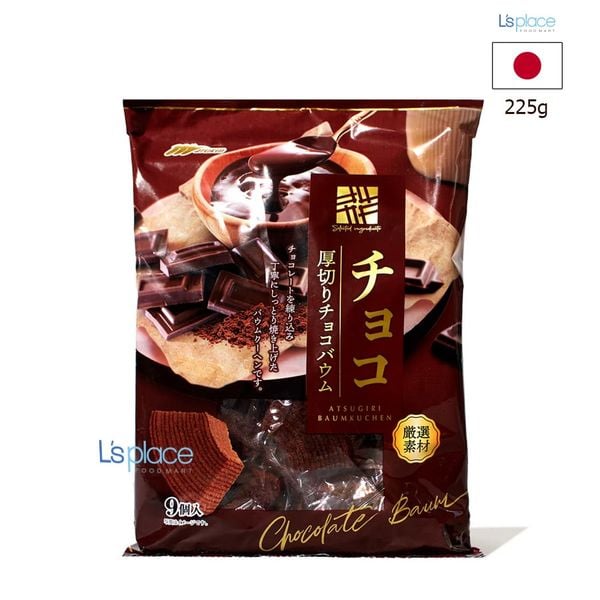 Marukin Bánh ngọt cuộn socola Baumkuchen – L's Place Foodmart