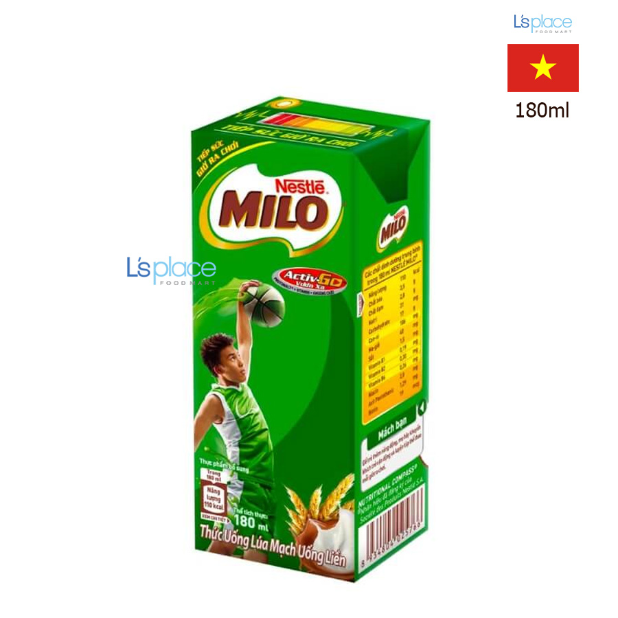 Milo sữa lúa mạch – L's Place Foodmart