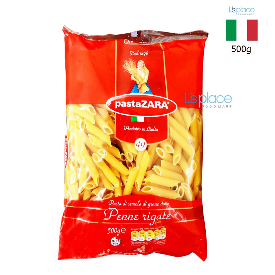 Pasta Zara Mỳ nui ống vát Penne Rigate – L's Place Foodmart