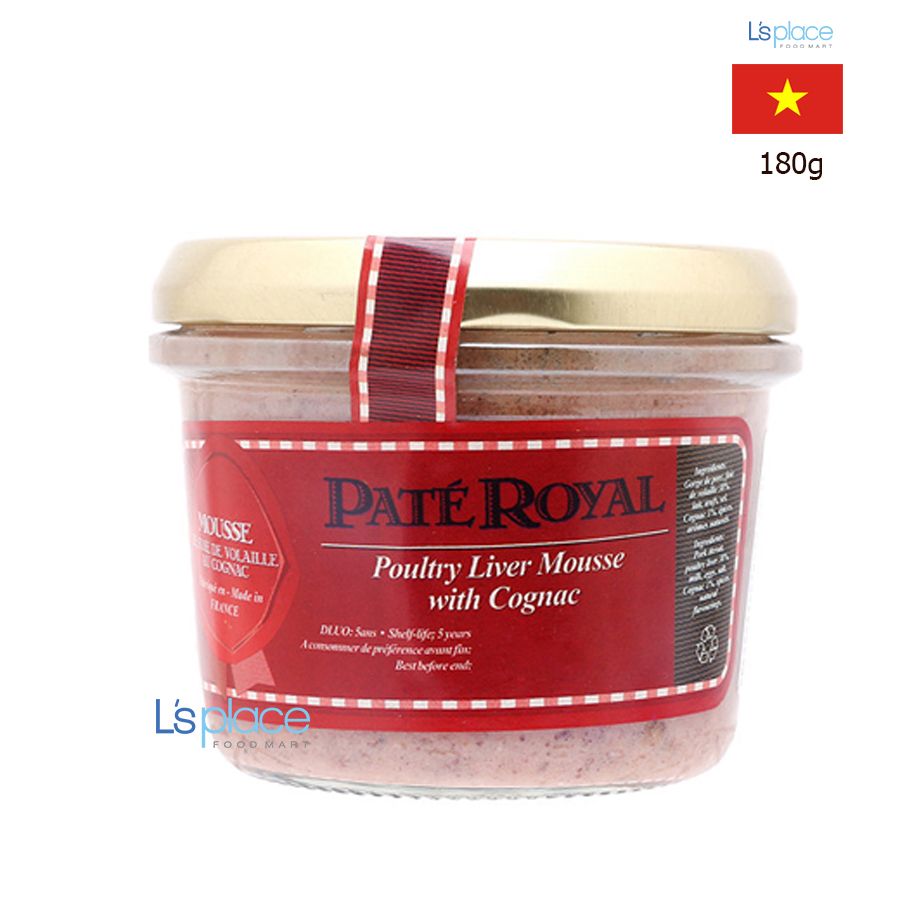 PateRoyal Pate gan & rượu cognac đóng hộp – L's Place Foodmart