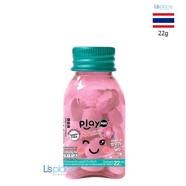 Playmore Kẹo the vị đào Sakura không đường – L's Place Foodmart