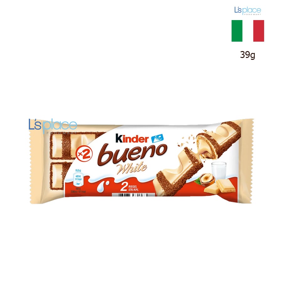 Kinder socola trắng bánh xốp Bueno – L's Place Foodmart