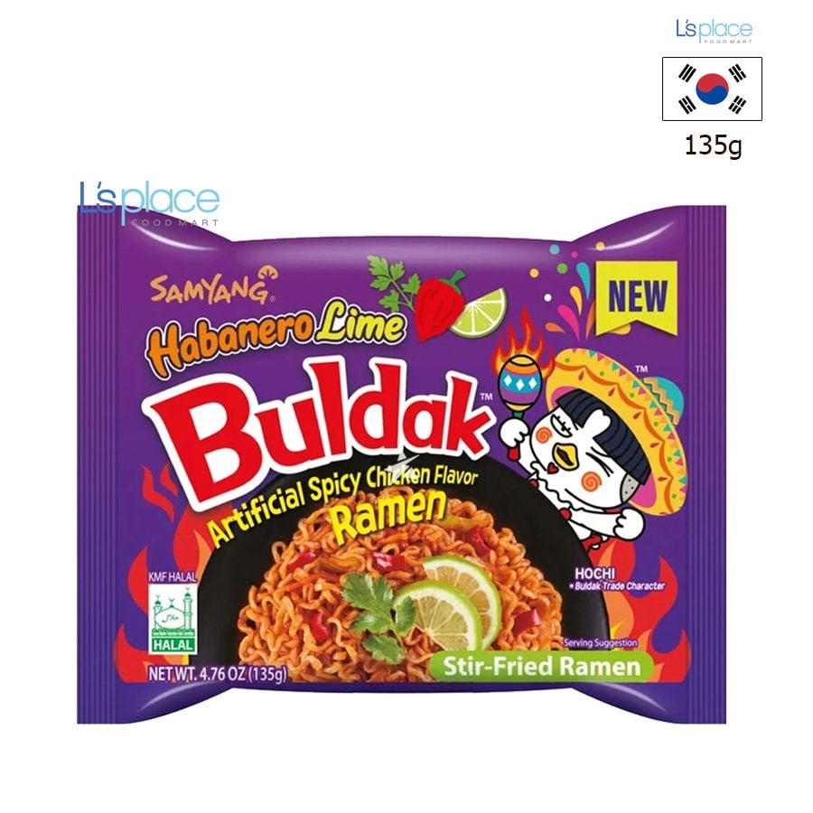 Samyang Mì Buldak vị gà khô chua cay – L's Place Foodmart