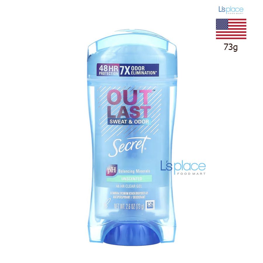Secret Gel khử mùi Unscented – L's Place Foodmart