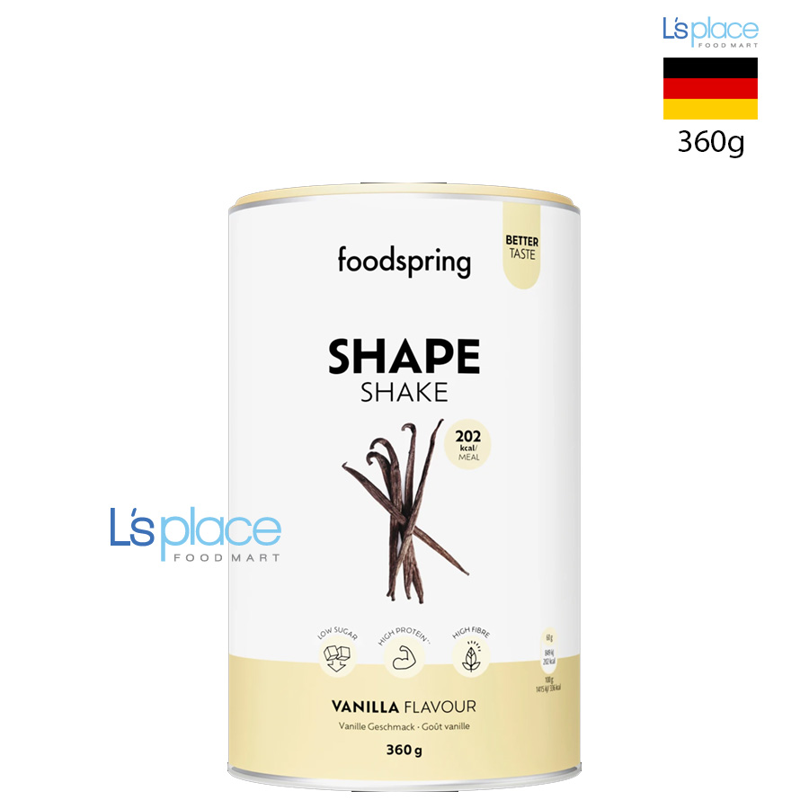 Foodspring Bột uống Shape shake vị vani – L's Place Foodmart