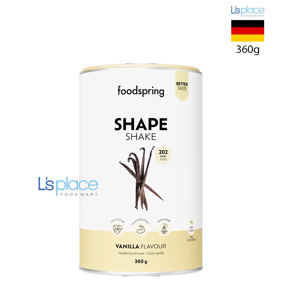 Foodspring Bột uống Shape shake vị vani – L's Place Foodmart