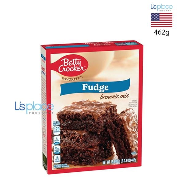 Betty Crocker Bột làm bánh Fudge Brownie mix – L's Place Foodmart