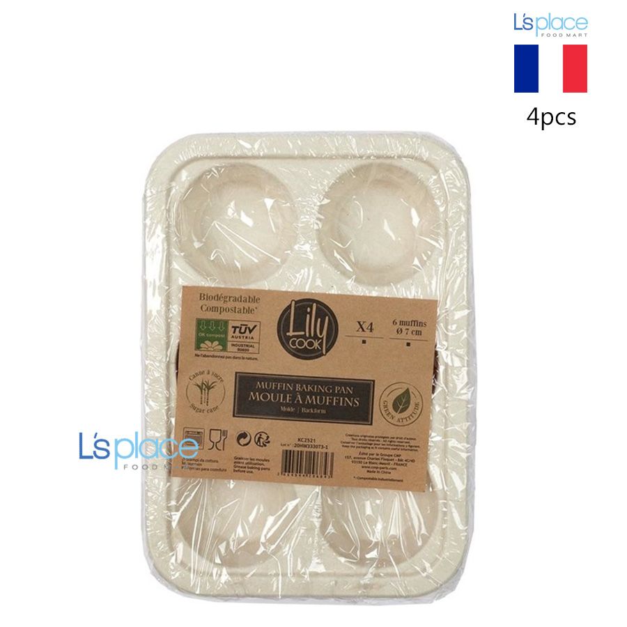 Lily Cook Khuôn giấy muffin bã mía KC2521 – L's Place Foodmart