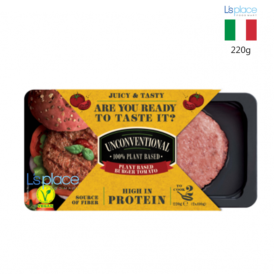 Unconventional Burger chay cà chua – L's Place Foodmart