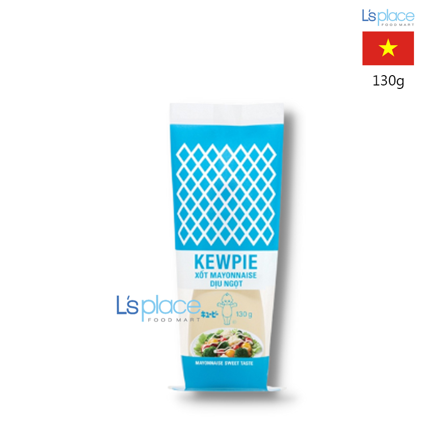 Kewpie Sốt Mayonnaise dịu ngọt 1/2 ít béo chai nhỏ – L's Place Foodmart