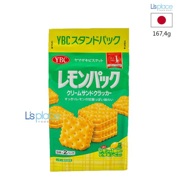 YBC Bánh cracker kẹp kem chanh – L's Place Foodmart