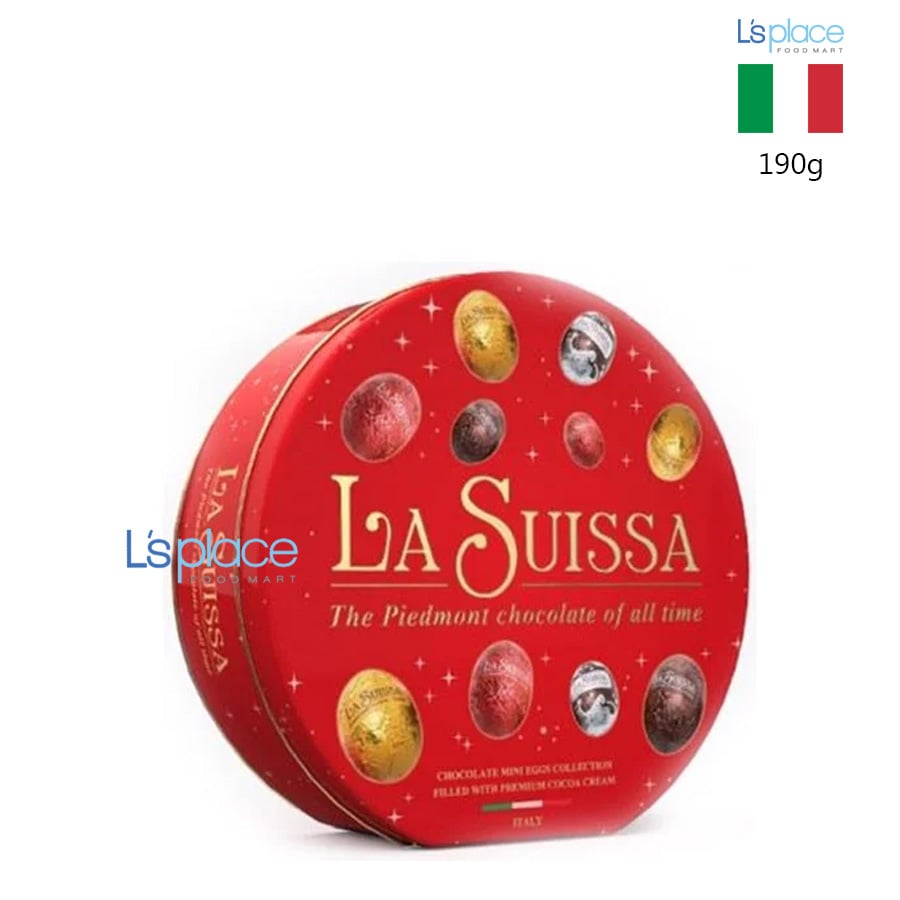 La Suissa socola trứng mini hộp thiếc đỏ – L's Place Foodmart